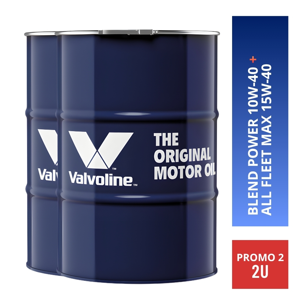 Lubricante Valvoline COMBO 2 BLEND POWER 10W40 + ALL FLEET MAX 15W40 ...